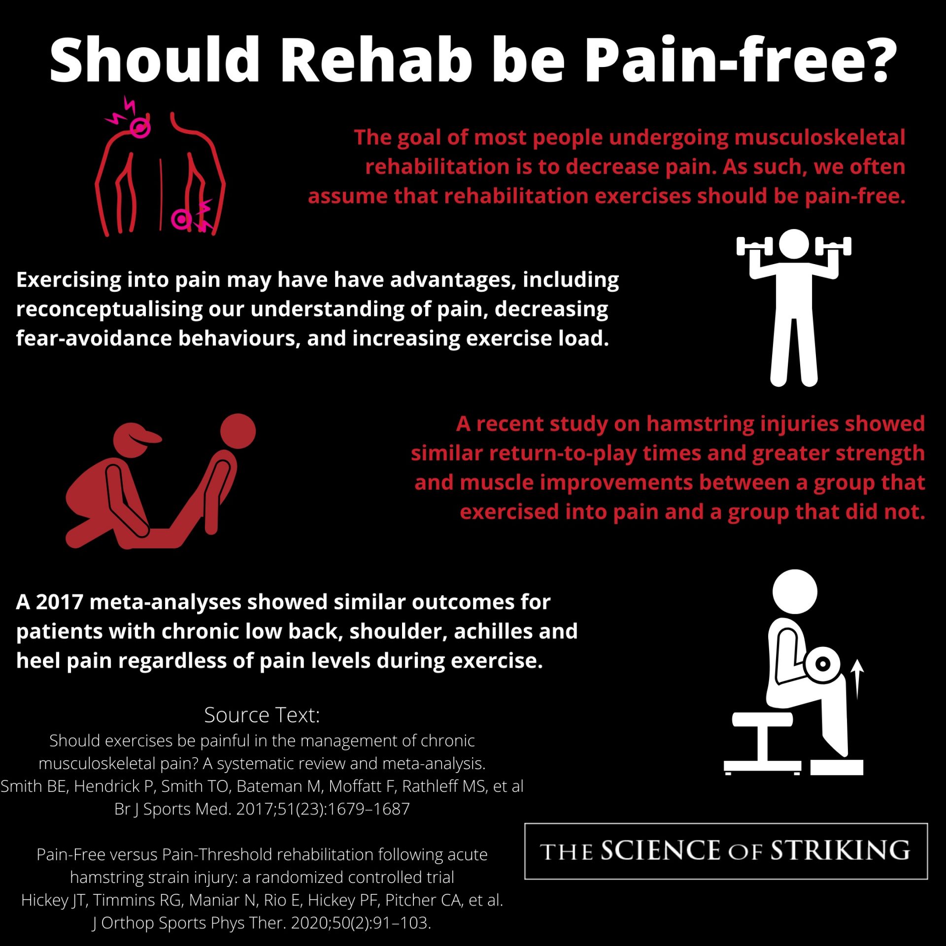 SHOULD REHABILITATION BE PAIN-FREE - The Science Of Striking