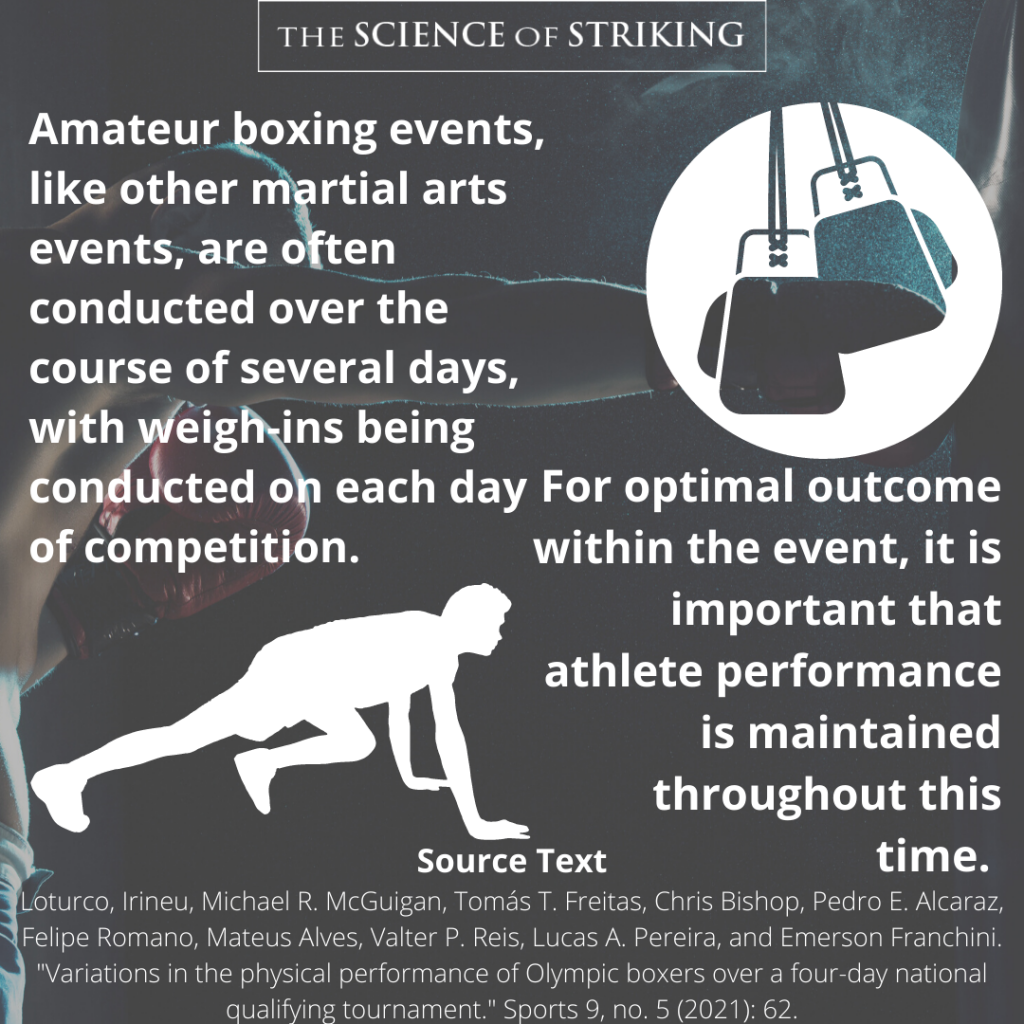 BRIEF REVIEW: BOXING PERFORMANCE OVER A 4-DAY TOURNAMENT - The Science ...